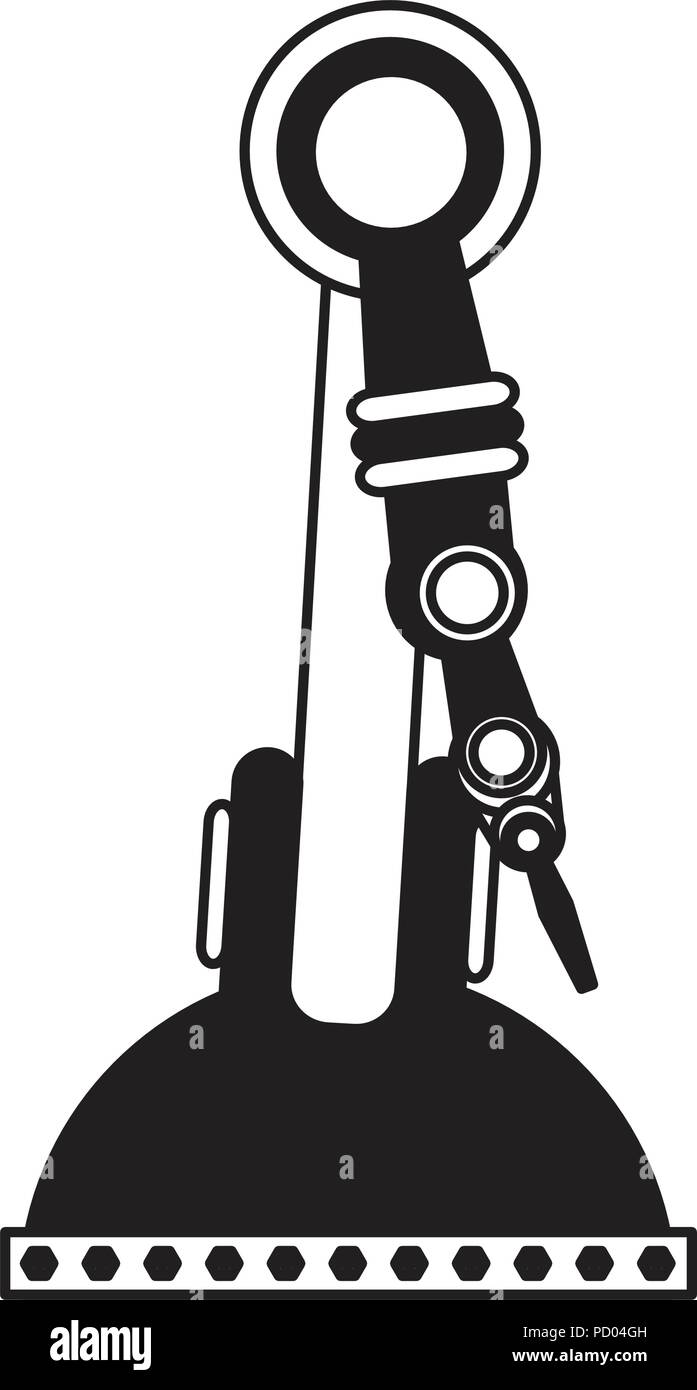 Isolated industrial robot arm icon Stock Vector Image & Art - Alamy