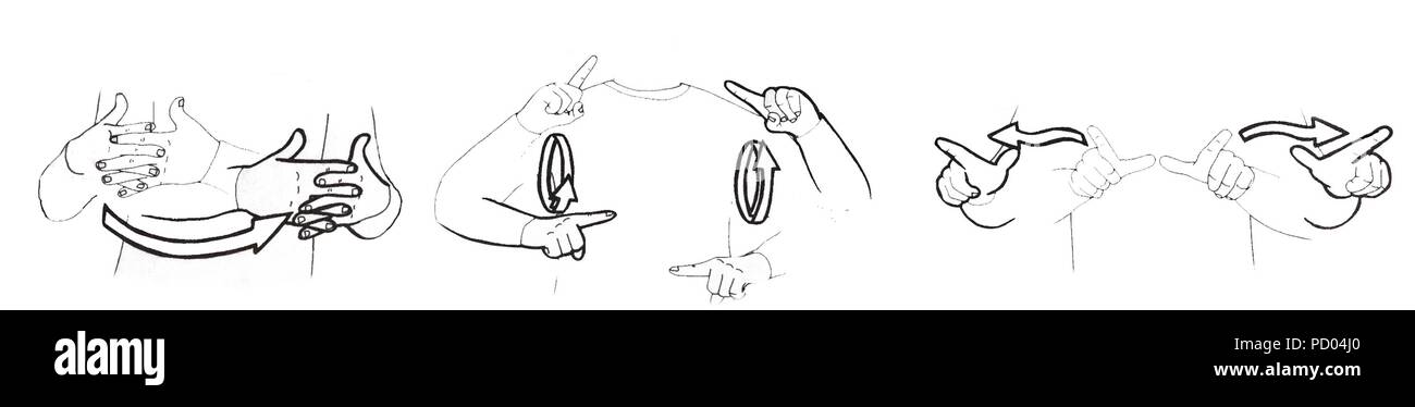 American Sign Language Stock Photo - Alamy