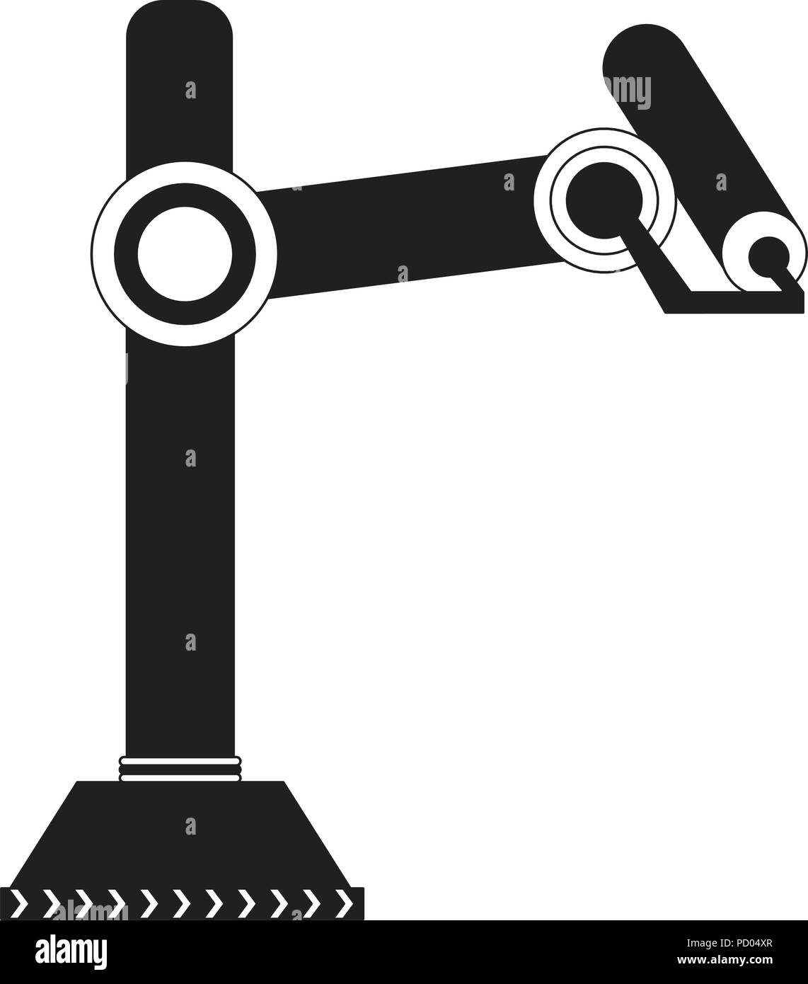 Isolated industrial robot arm icon Stock Vector Image & Art - Alamy