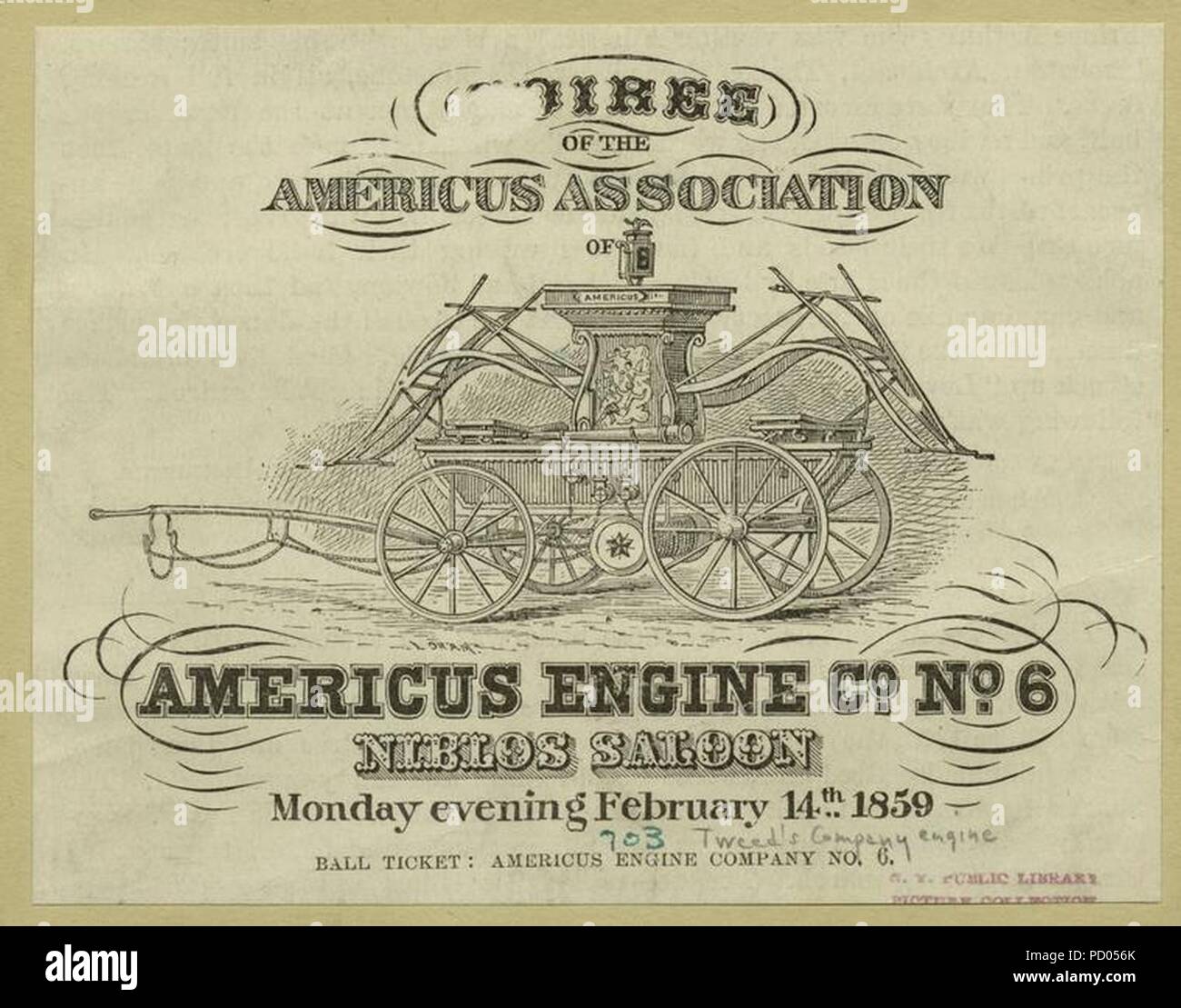 Americus Engine Co No 6 Soiree Stock Photo - Alamy