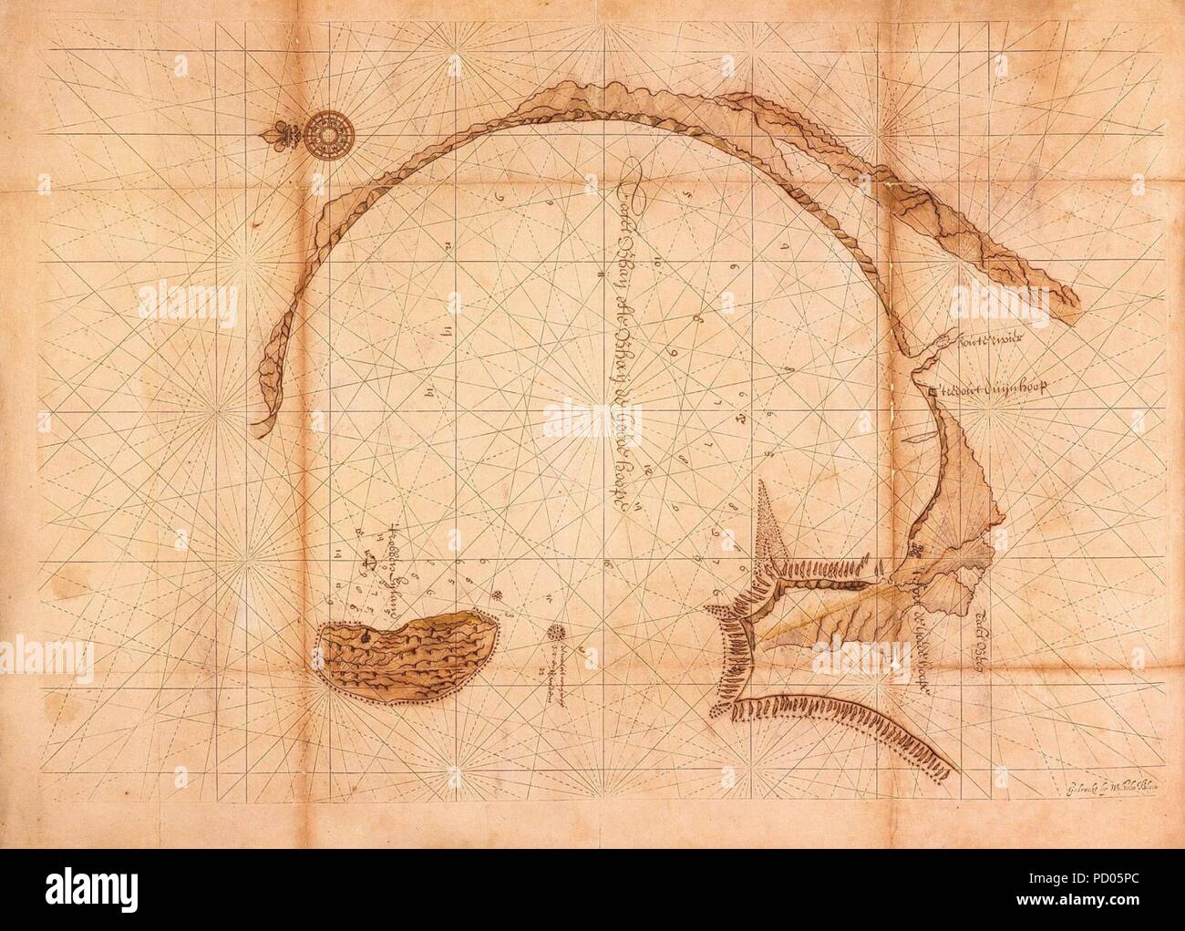 Map table bay historical hi-res stock photography and images - Alamy