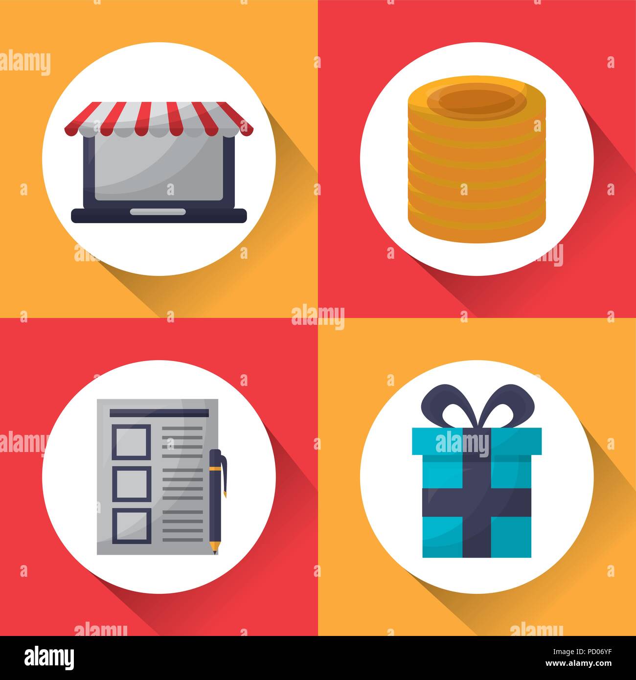 Looking into credit card Stock Vector Images - Alamy
