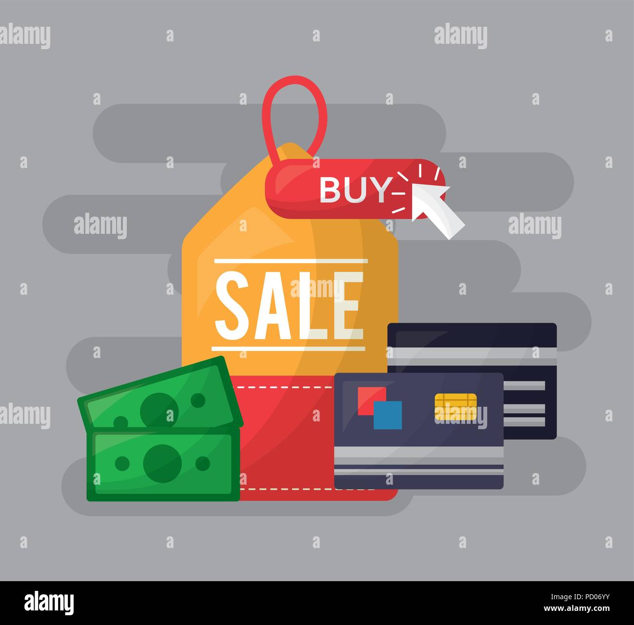 online shopping card Stock Vector Image & Art - Alamy