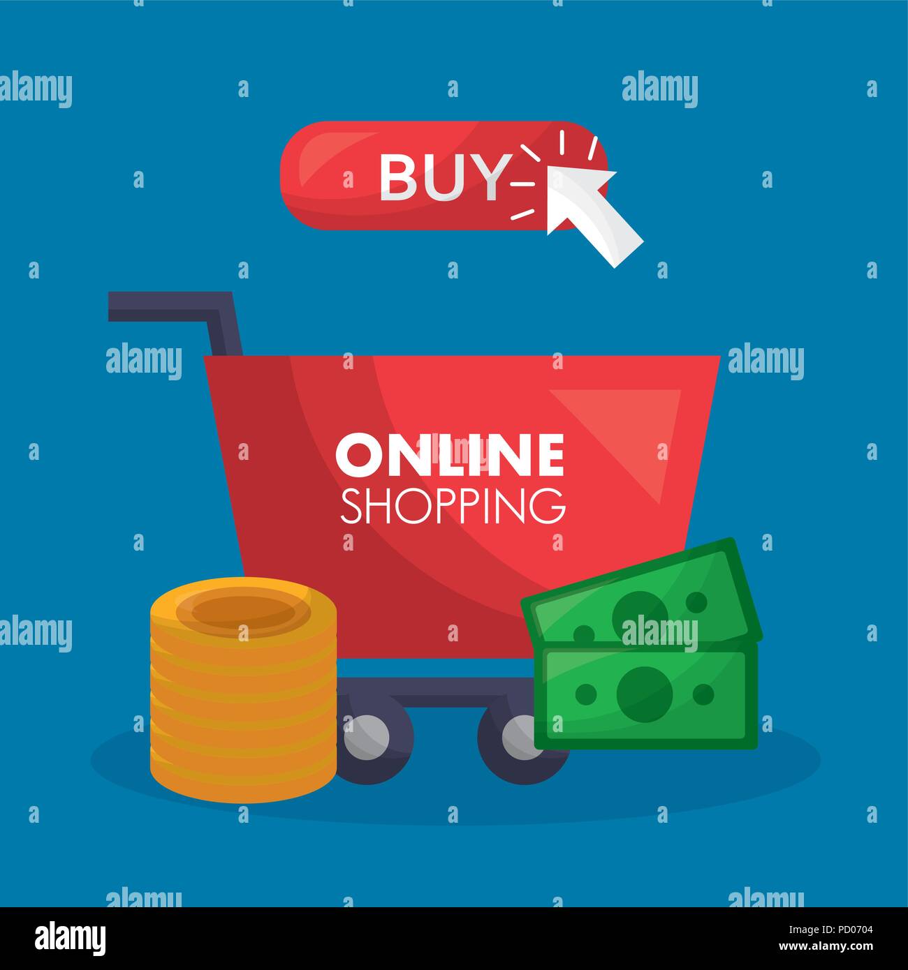 online shopping card Stock Vector Image & Art - Alamy
