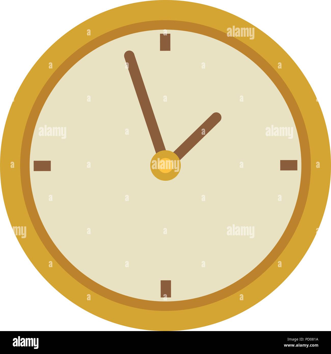 time clock watch ivon vector illustration design Stock Vector Image ...