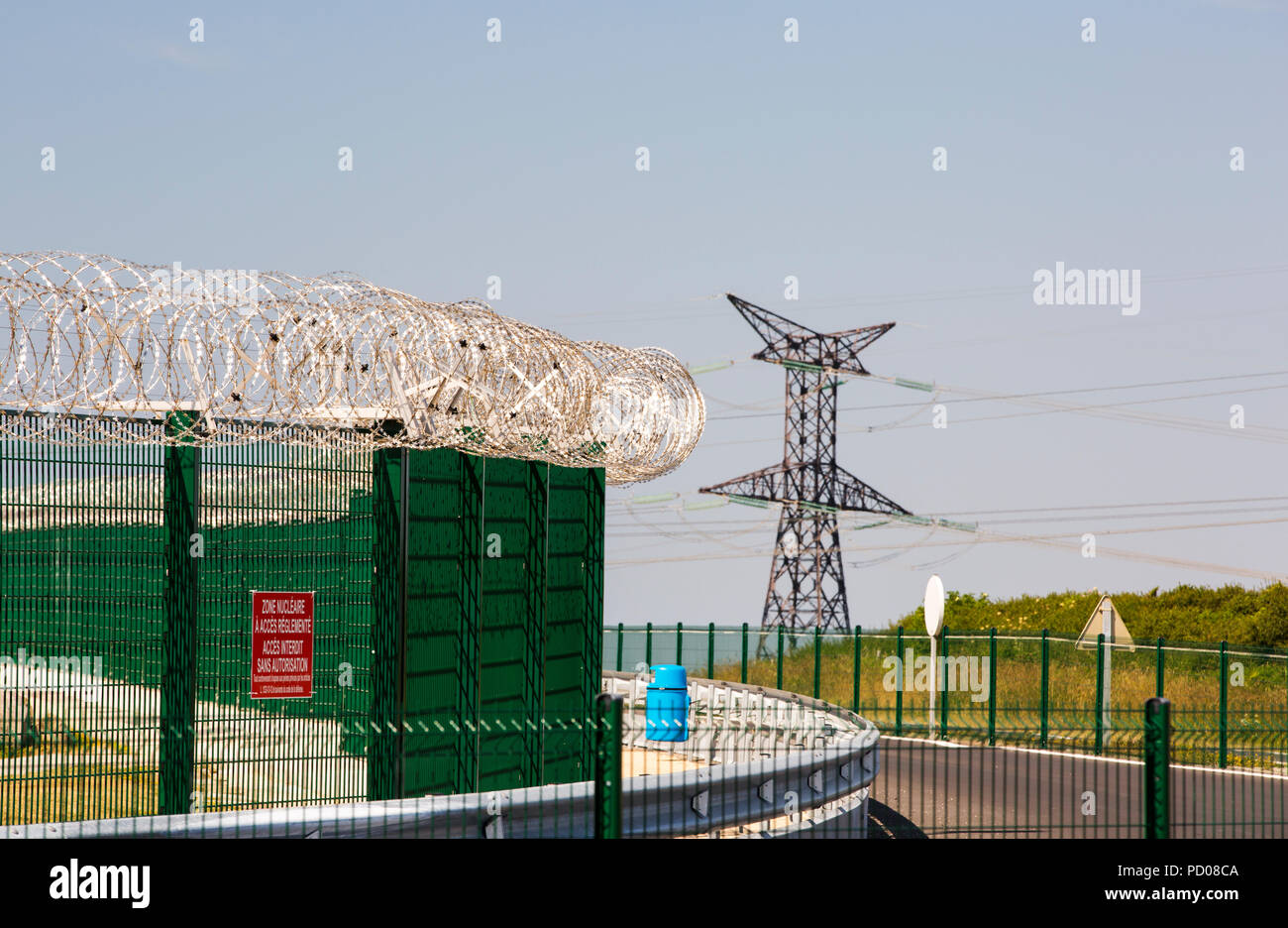 Construction of the Flamanville 3 nuclear power station in Normandy ...