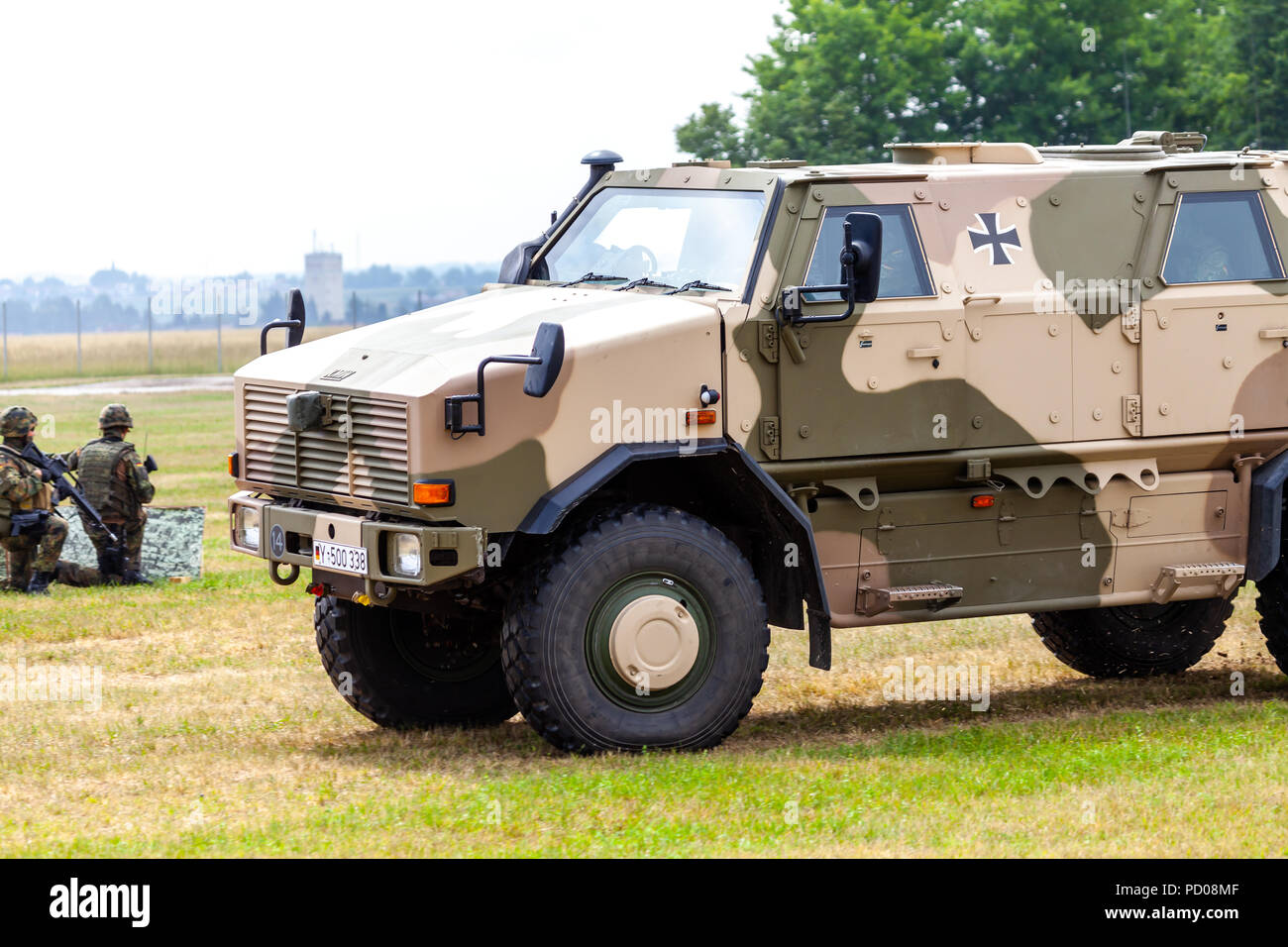 FELDKIRCHEN / GERMANY - JUNE 9, 2018: German ATF Dingo, from Bundeswehr ...