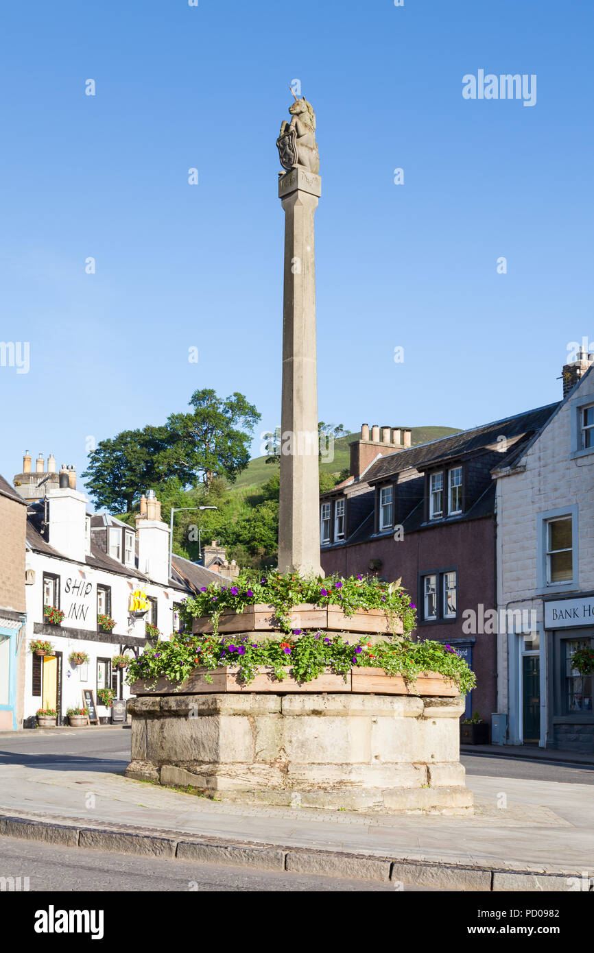 Melrose town centre borders scotland hi-res stock photography and ...