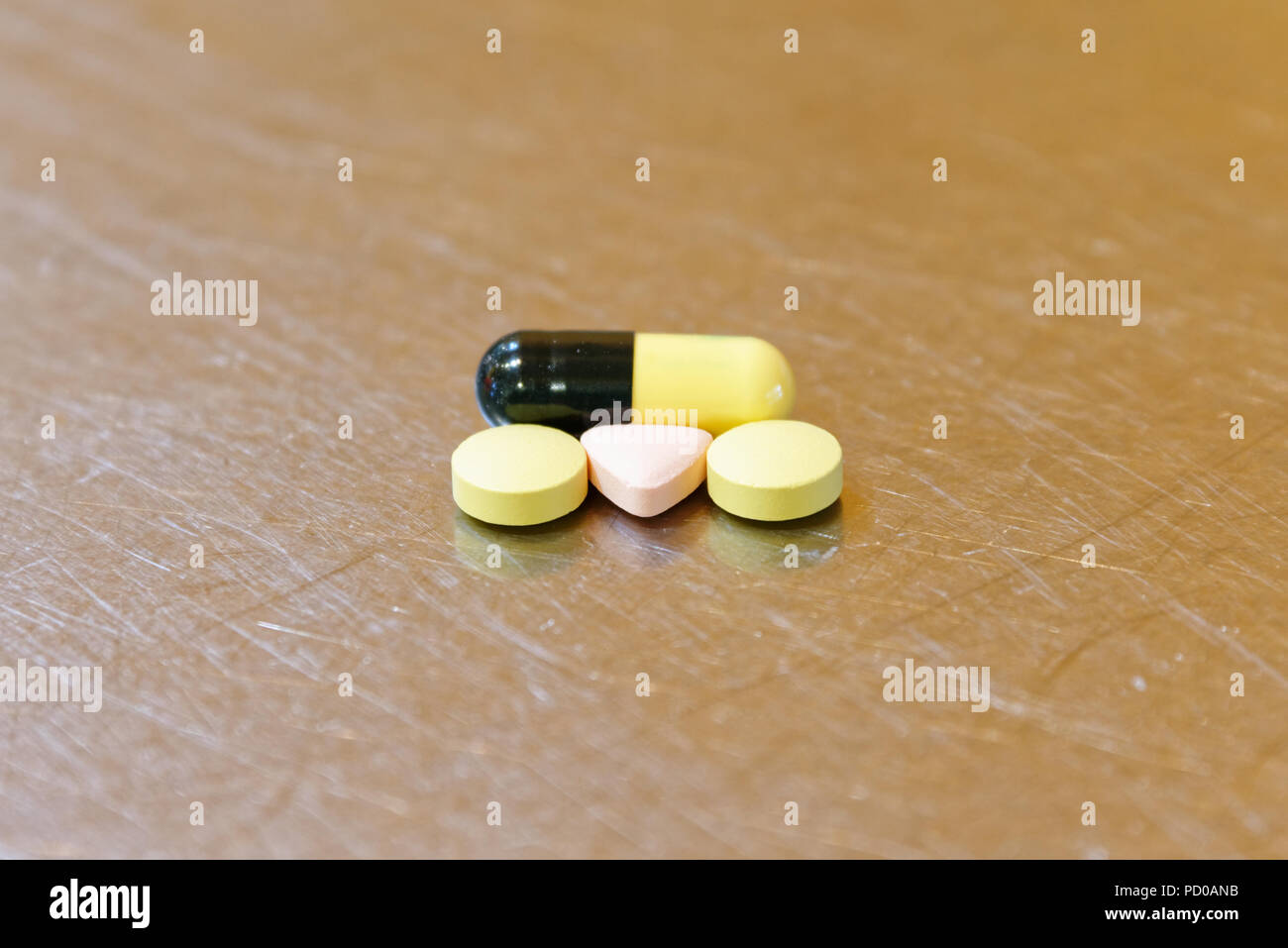 Four pills hi-res stock photography and images - Alamy