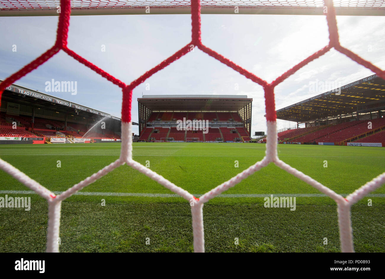 General view of the Pittodrie Stadium before the Scottish Ladbrokes ...