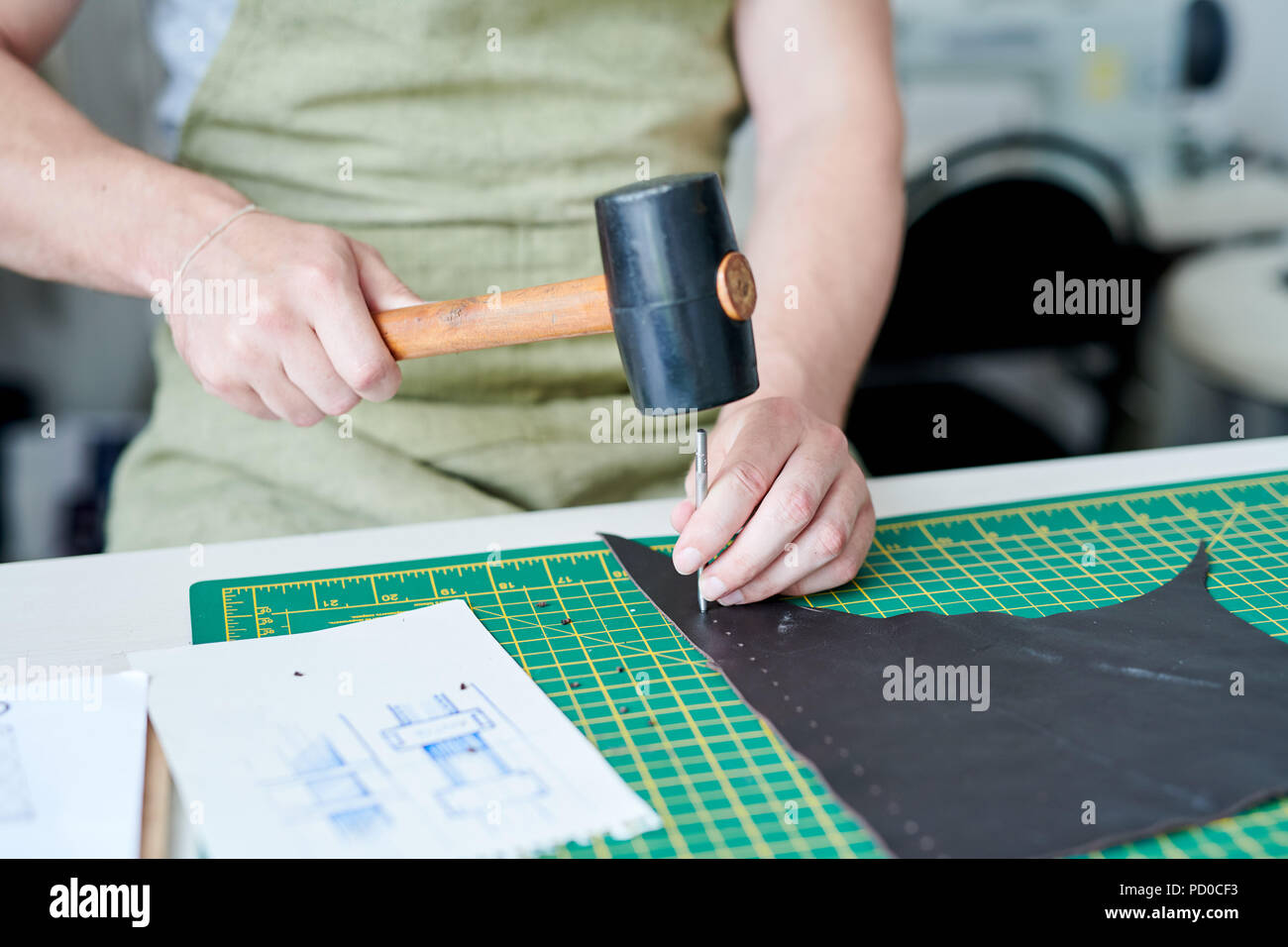 Leatherwork hammer hi-res stock photography and images - Alamy