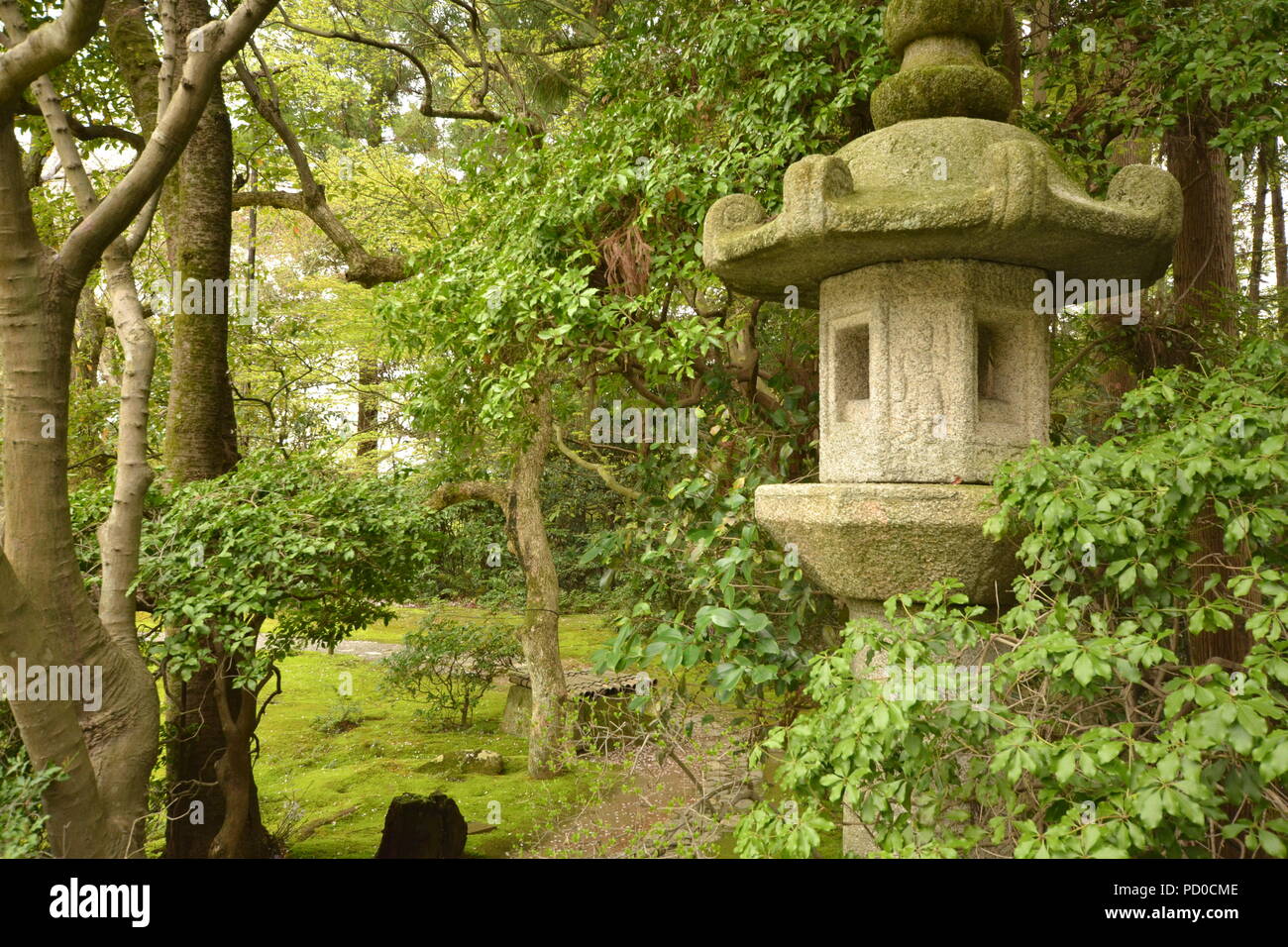 Japanese Garden Scenes around Kyoto Stock Photo - Alamy