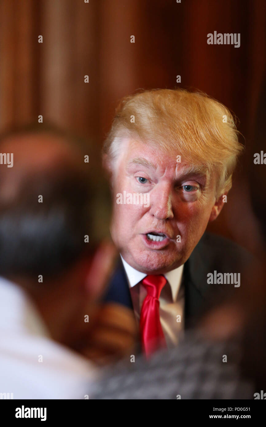 Charlottesville, VA - 7/14/15 - Donald J. Trump and son Eric Trump at ...