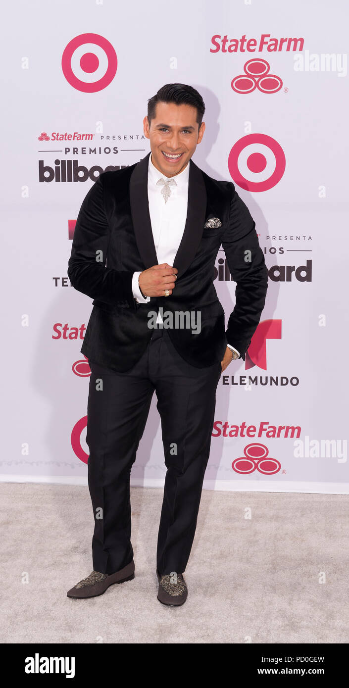 MIAMI, FL - APRIL 30: Christian Ramirez arrives at 2015 Billboard Latin ...