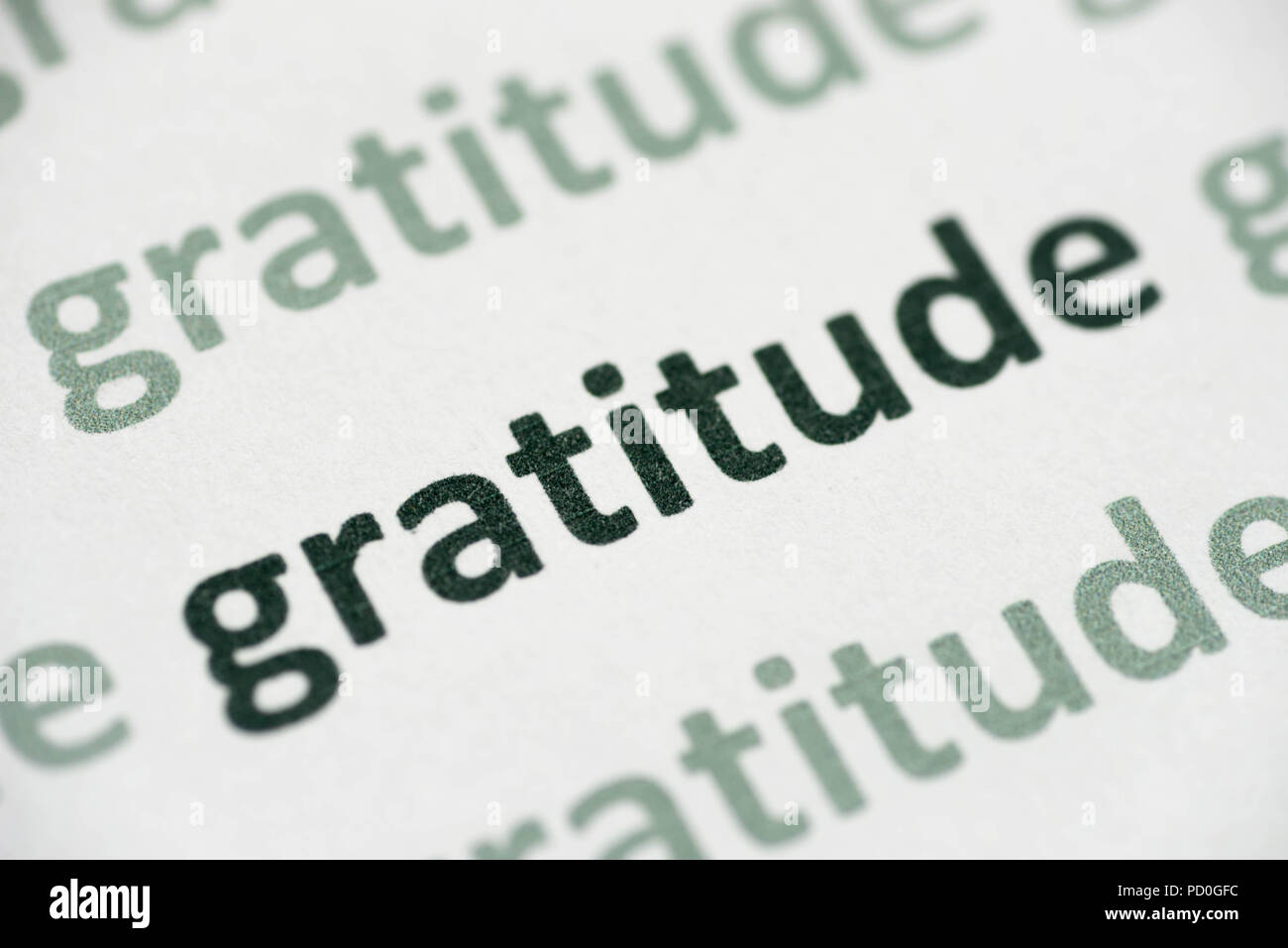 Gratitude text hi-res stock photography and images - Alamy