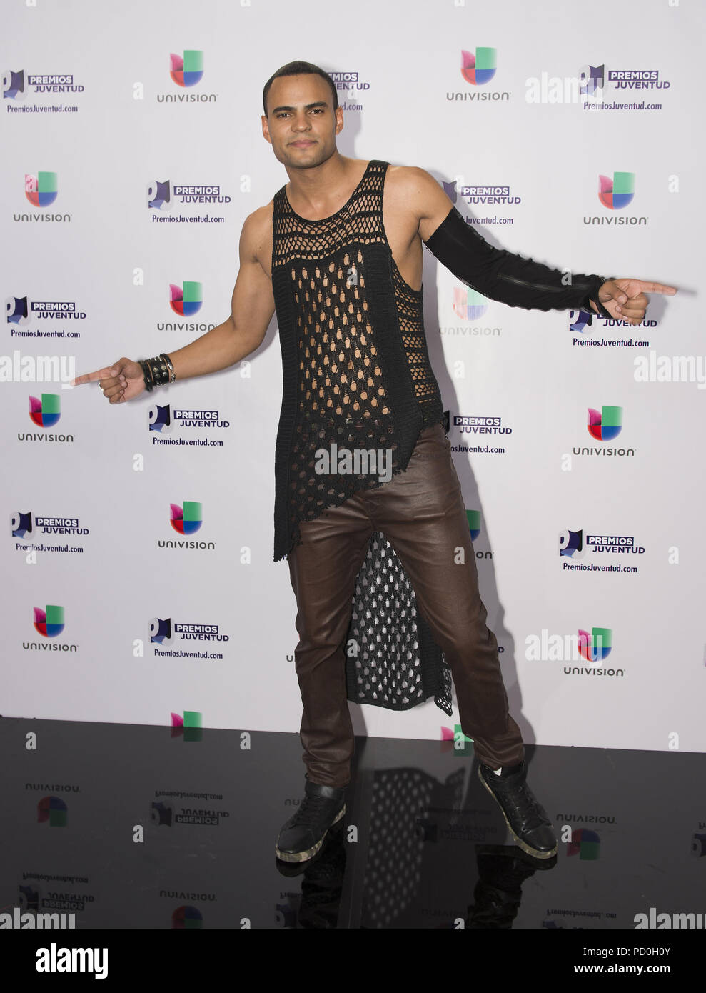 MIAMI, FL - JULY 16: Mahombi attends Univision's Premios Juventud 2015 ...