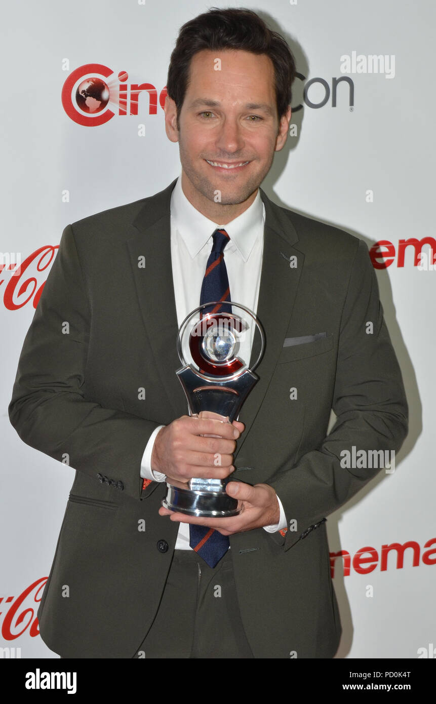 LAS VEGAS, NV - APRIL 23: (Embargoed till April 26, 2015) - Paul Rudd ...