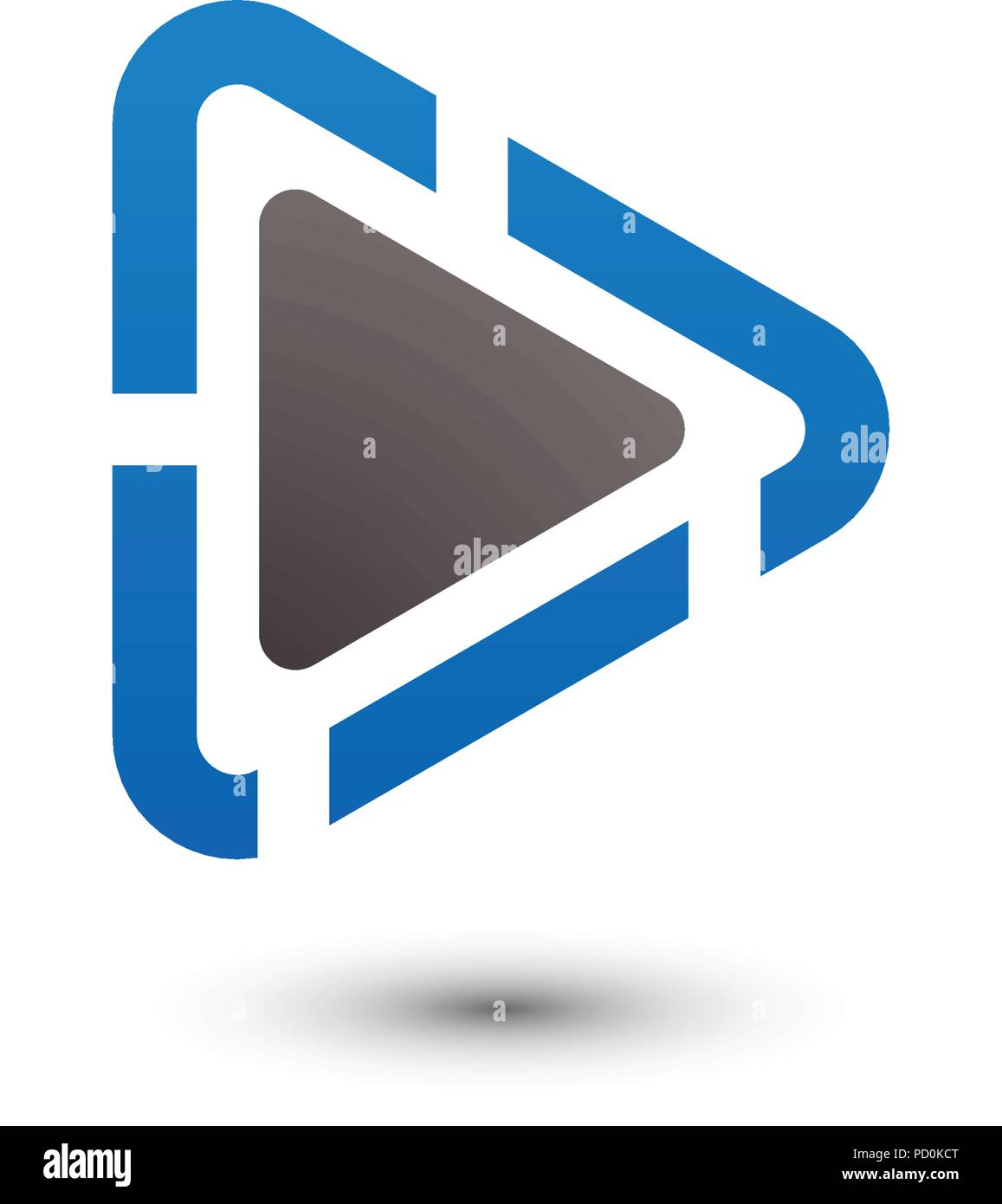 Illustration of play button multimedia template vector Stock Vector ...
