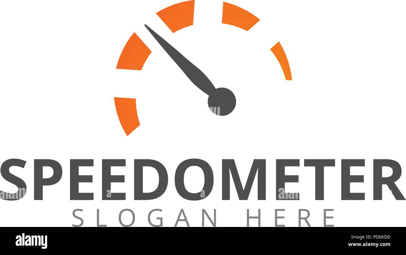 Speedometer logo icon template Stock Vector Image & Art - Alamy