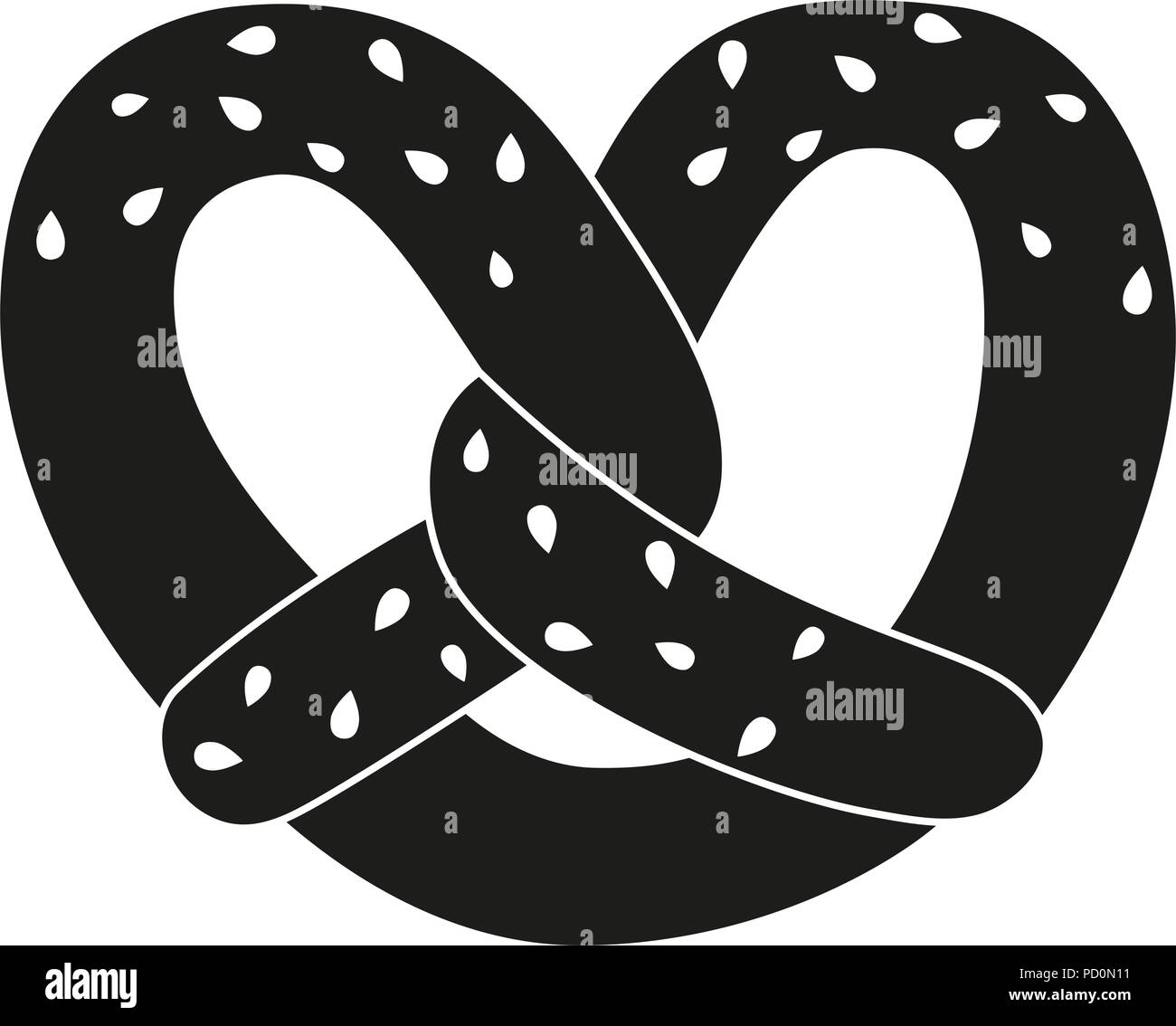 White bread sesame wheat Stock Vector Images - Alamy