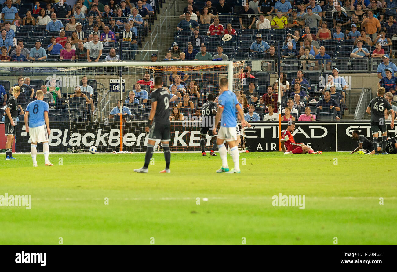 New York, USA. 04th Aug, 2018. Jesus Medina (19) of NYC FC (not ...