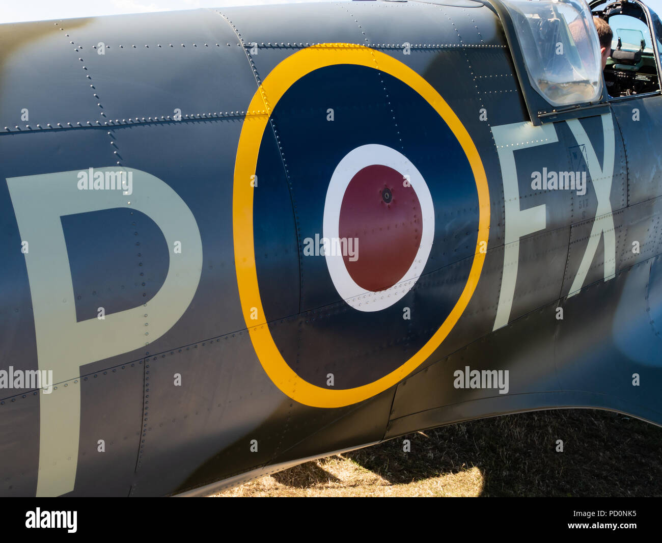 Supermarine Spitfire MKIX TD314 St George, Headcorn, Kent UK Stock ...