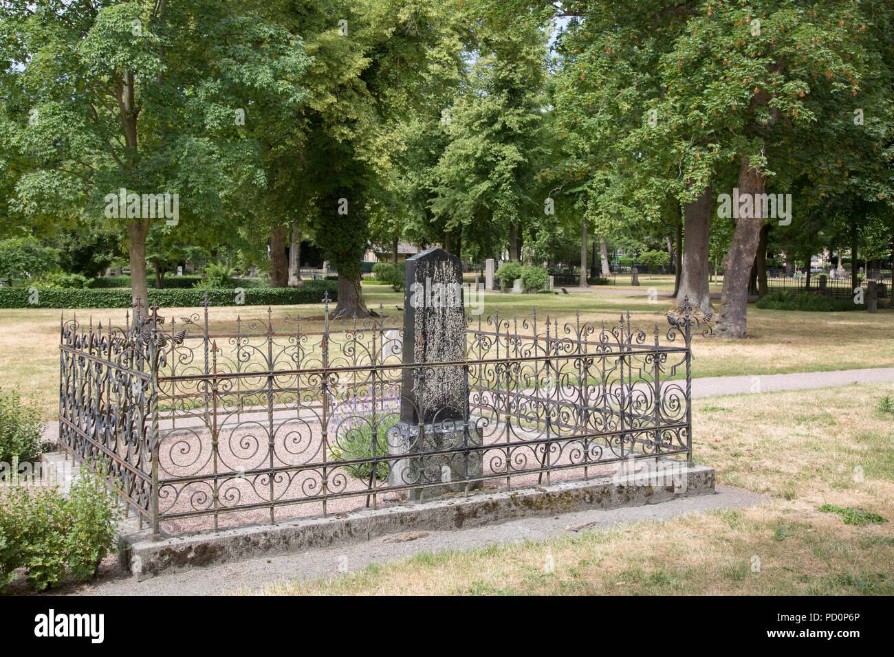 Malmo Old Cemetery Park, Sweden Stock Photo - Alamy