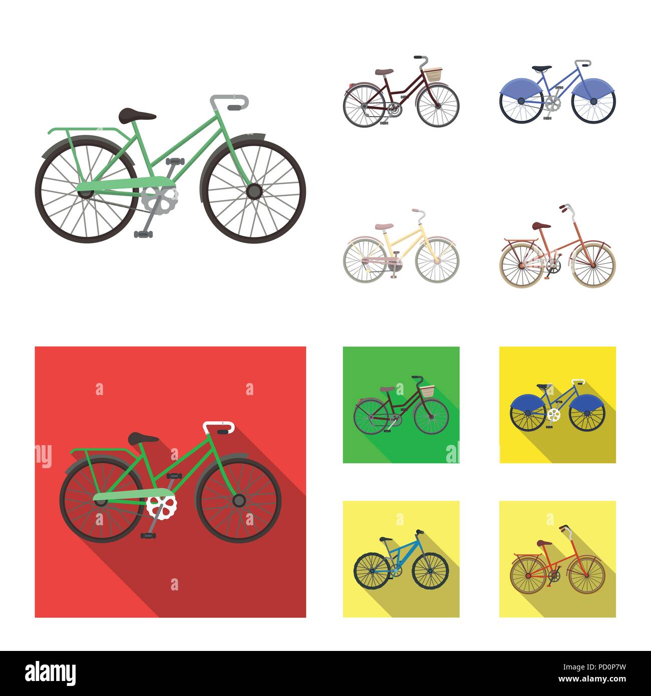 Types of bicycles Stock Vector Images - Alamy