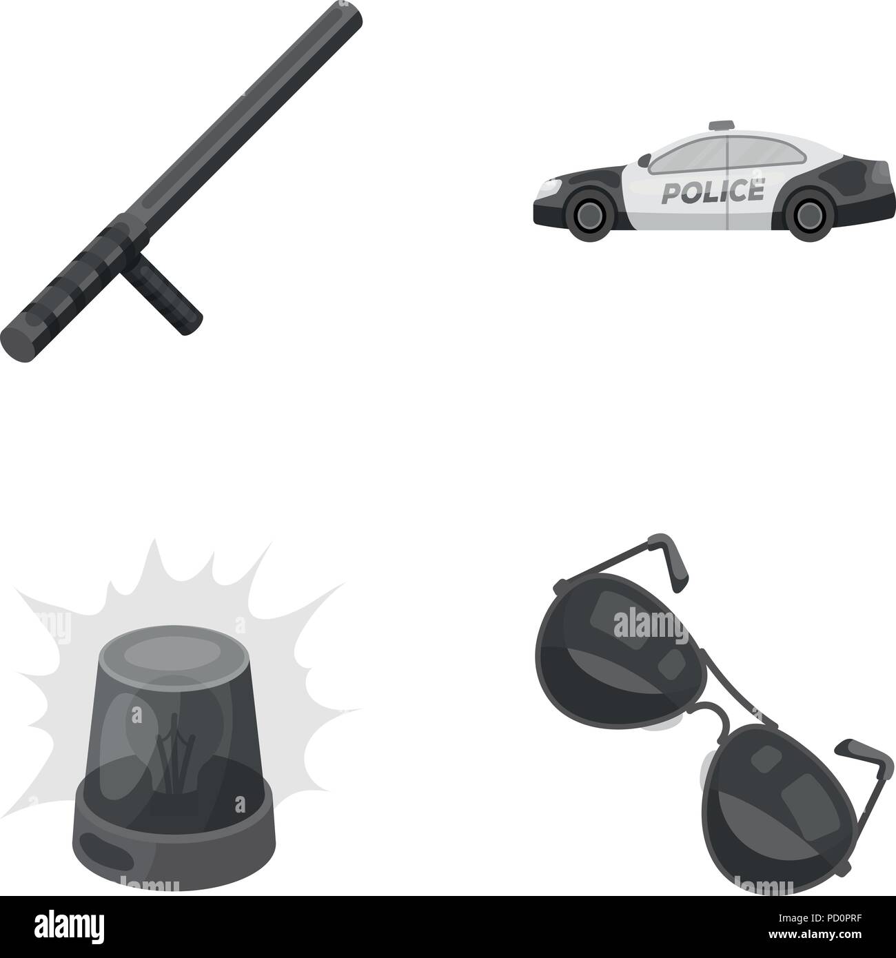 Police signal stick hi-res stock photography and images - Alamy
