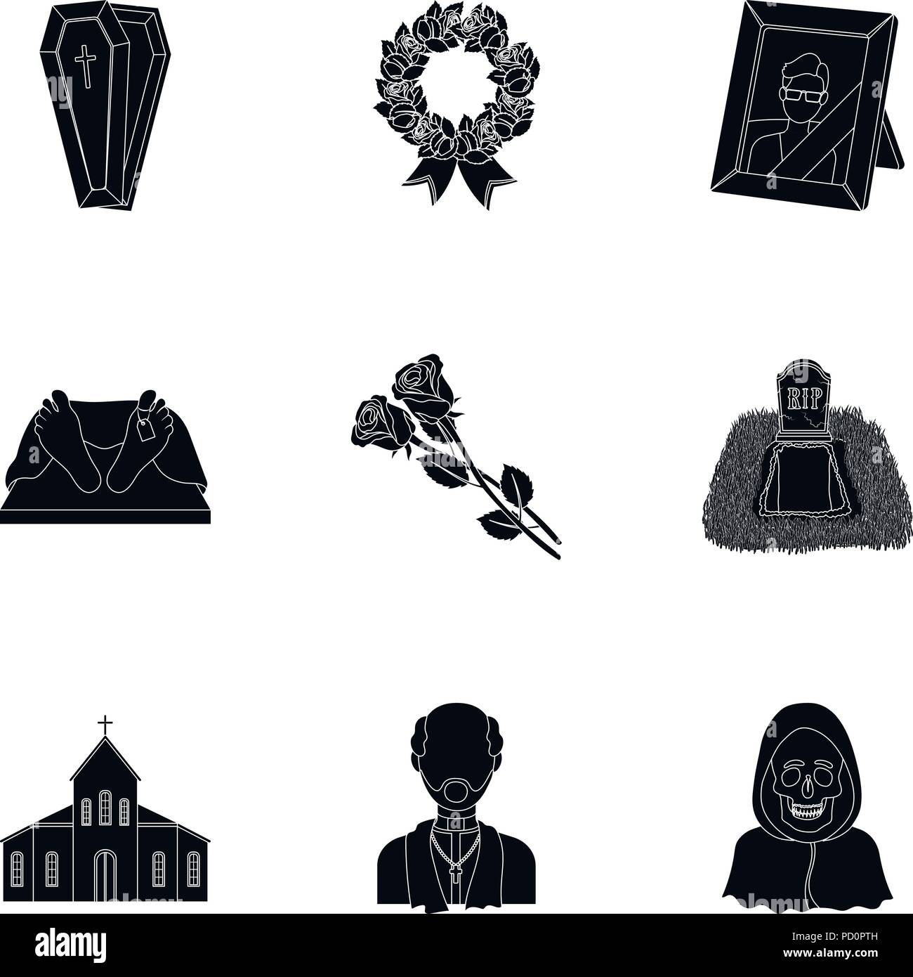 Dead father Stock Vector Images - Alamy