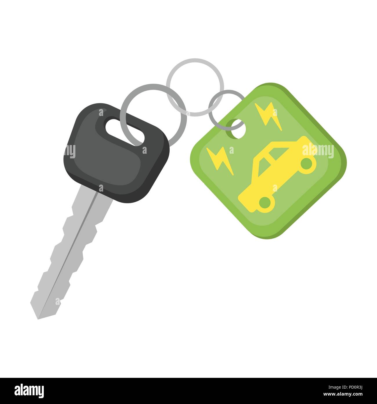 Car Key Cartoon