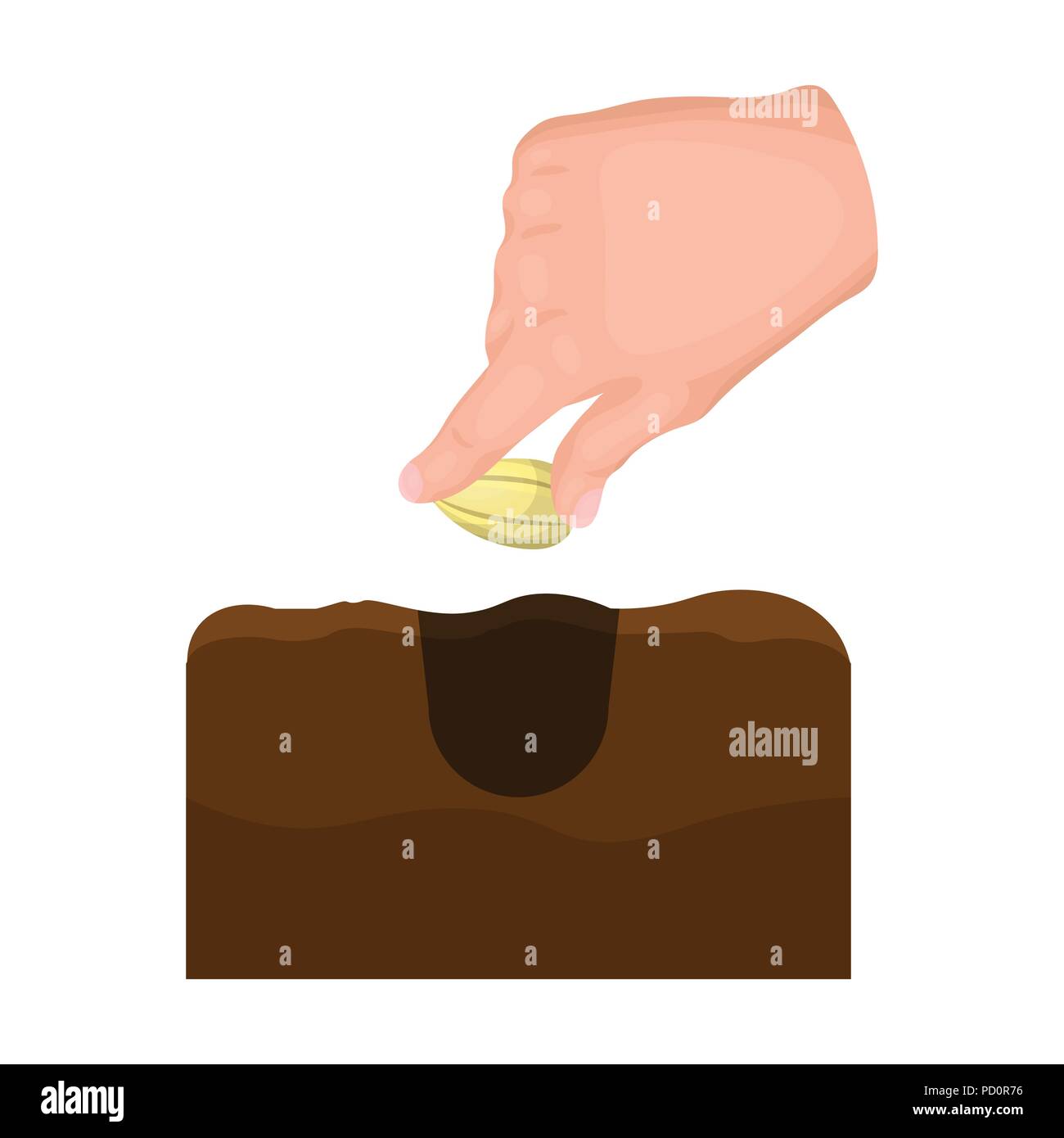 Grain, single icon in cartoon style.Grain, vector symbol stock ...