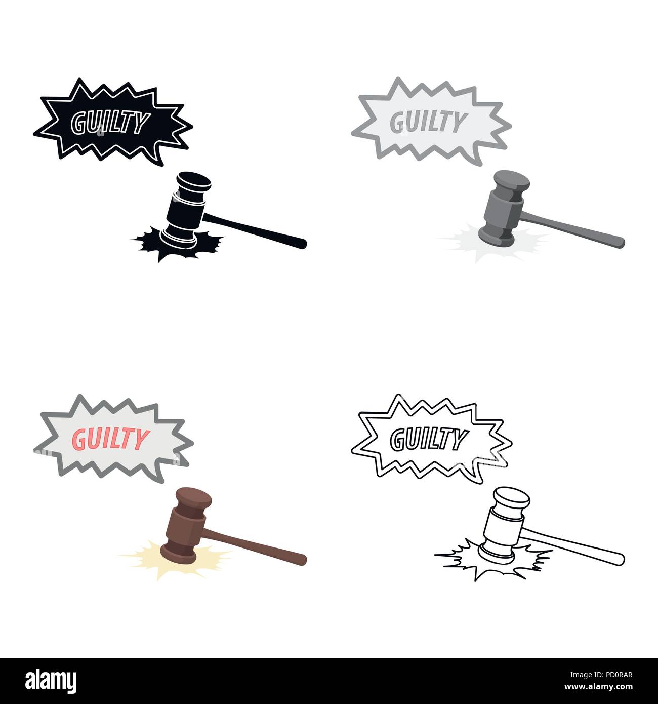 auction,cartoon,decision,e-commerce,fraud,guilty,hammer,icon ...