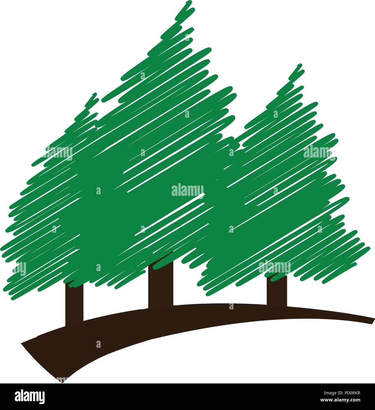 Trees template Stock Vector Images - Alamy