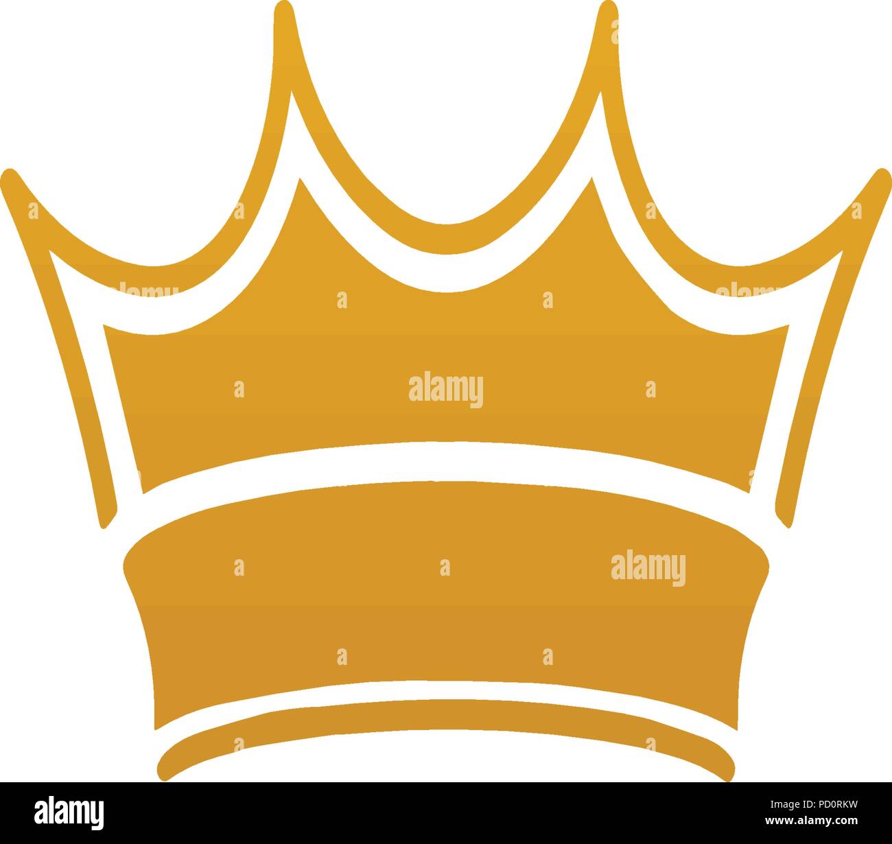 Simple And Creative Golden Crown Logo Art And Symbol High Resolution ...