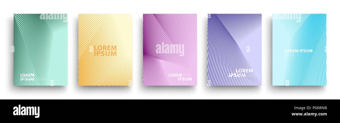 Minimal pattern set vector vectors Cut Out Stock Images & Pictures - Alamy