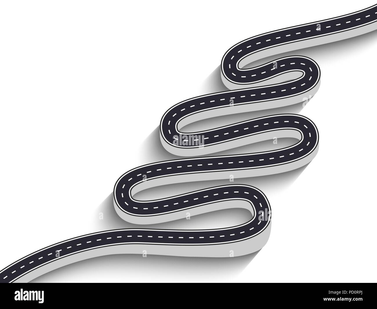 Long Winding Road Clip Art