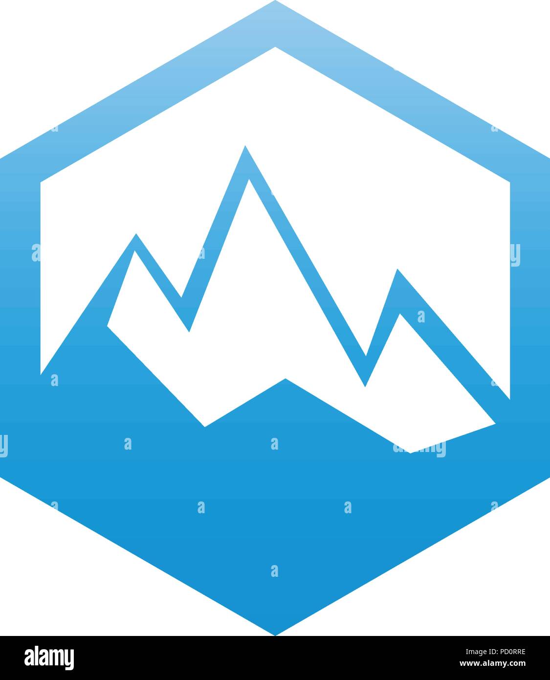 Ice mountain Stock Vector Images - Alamy