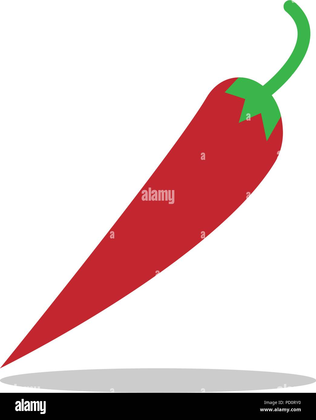 Cartoon hot pepper eating Stock Vector Images - Alamy