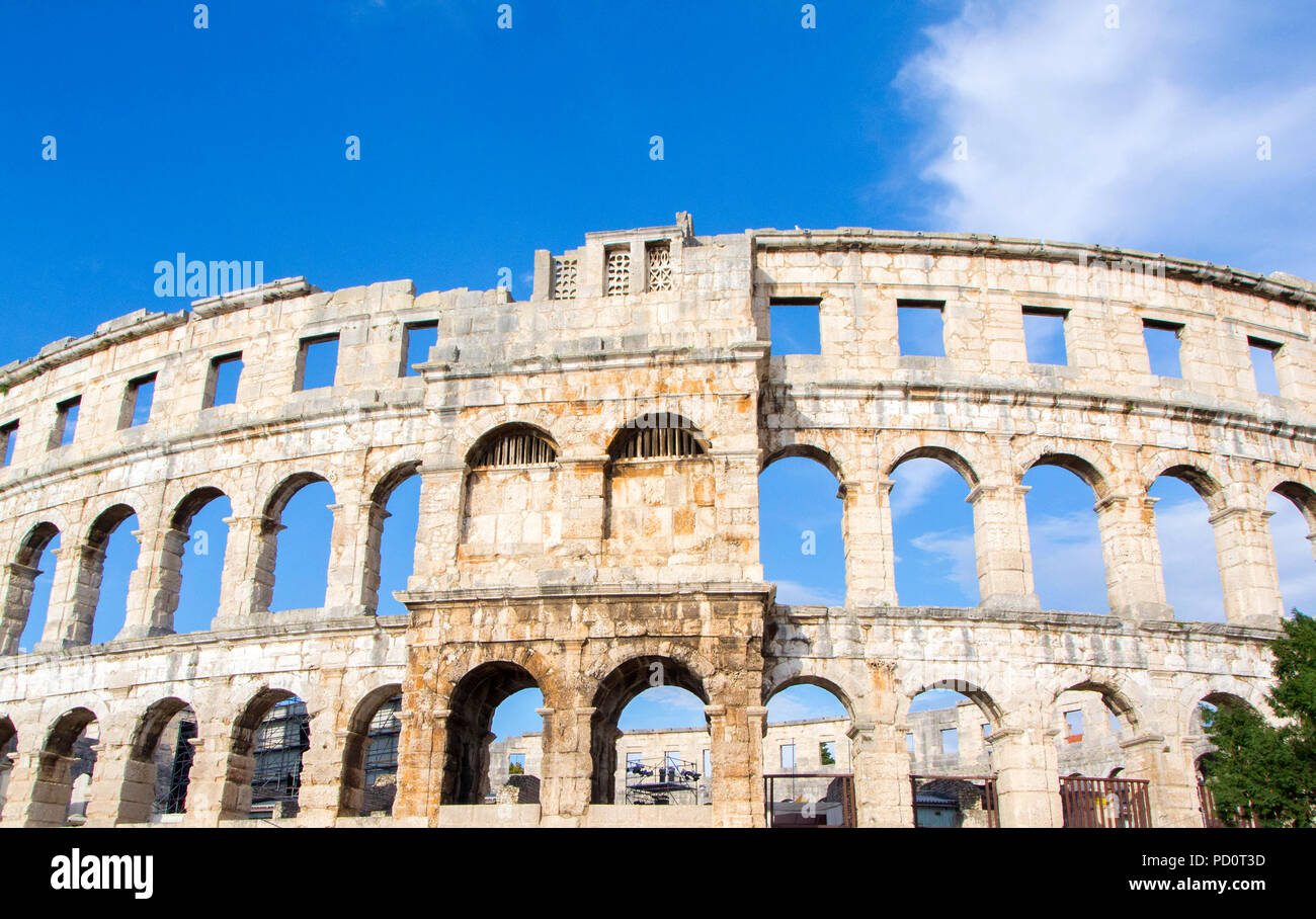 The Pula Arena is the name of the amphitheatre located in Pula, Croatia ...