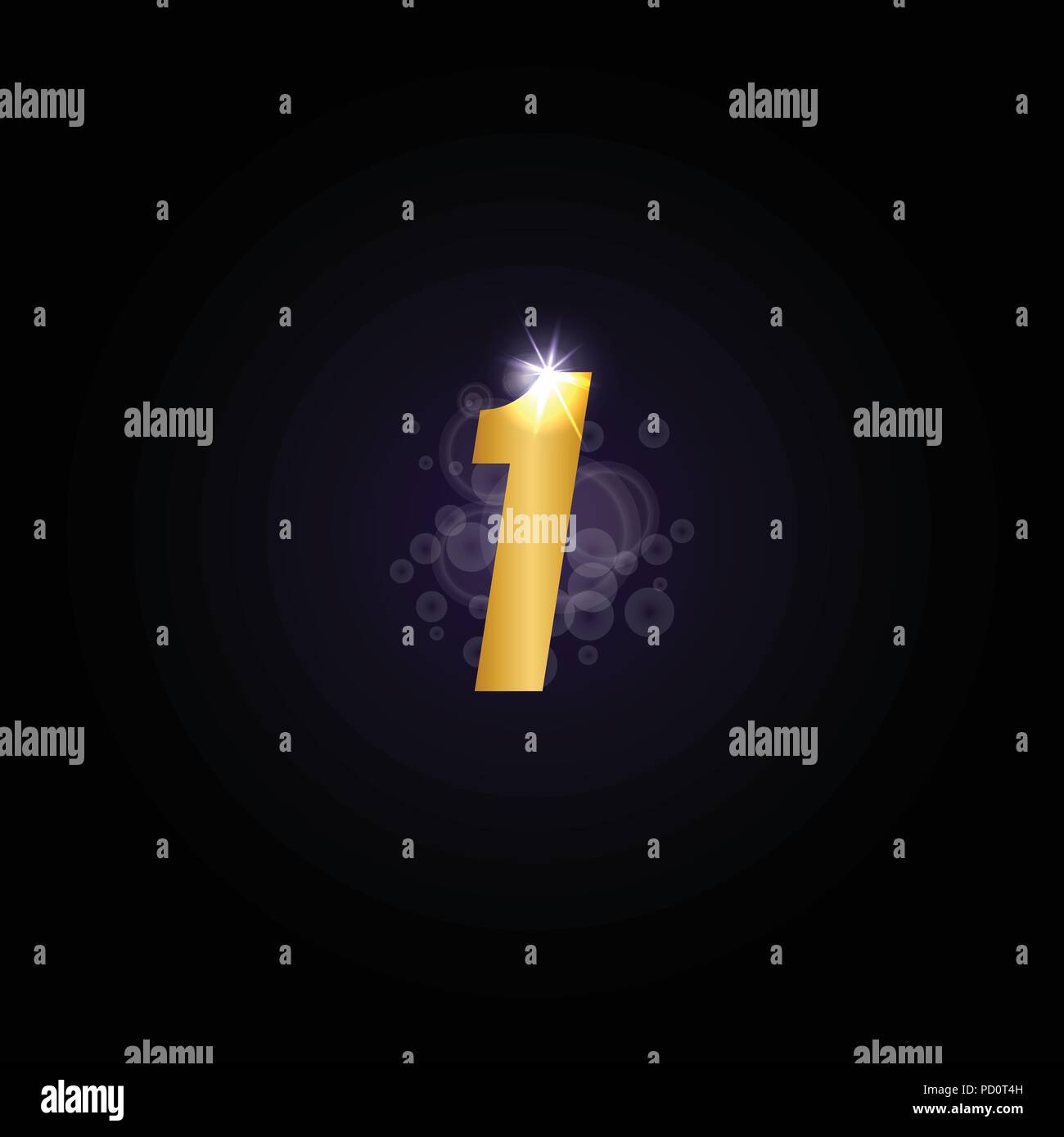 Number logo Stock Vector Images - Alamy