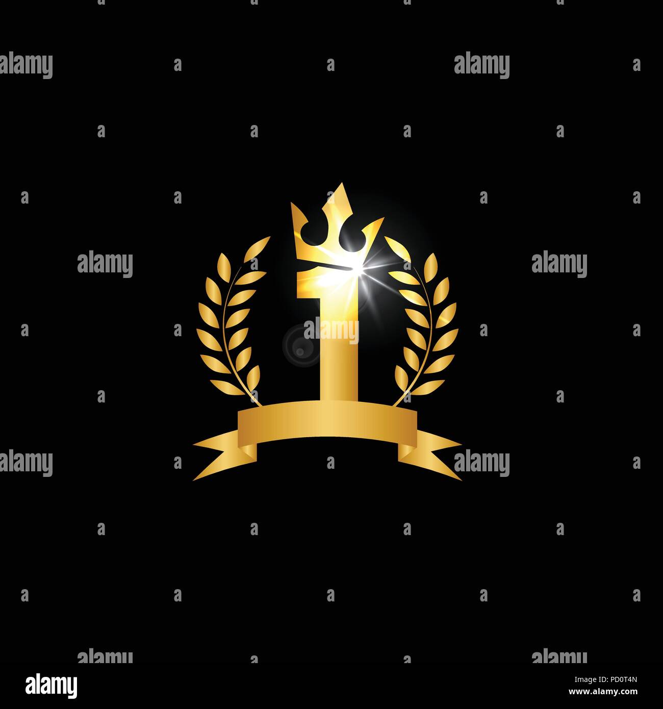 Bold Number 1 Stock Vector Images - Alamy