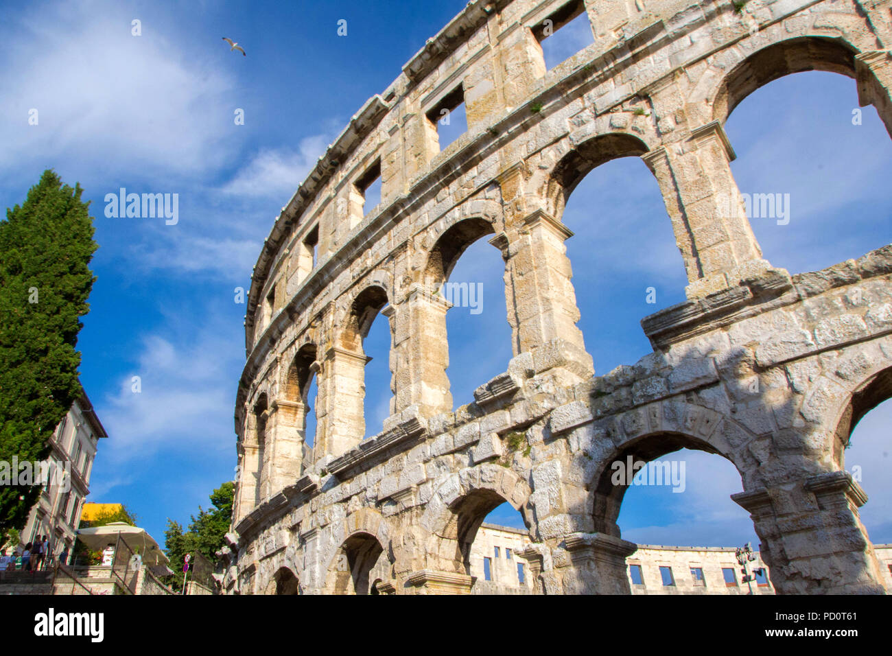 The Pula Arena is the name of the amphitheatre located in Pula, Croatia ...