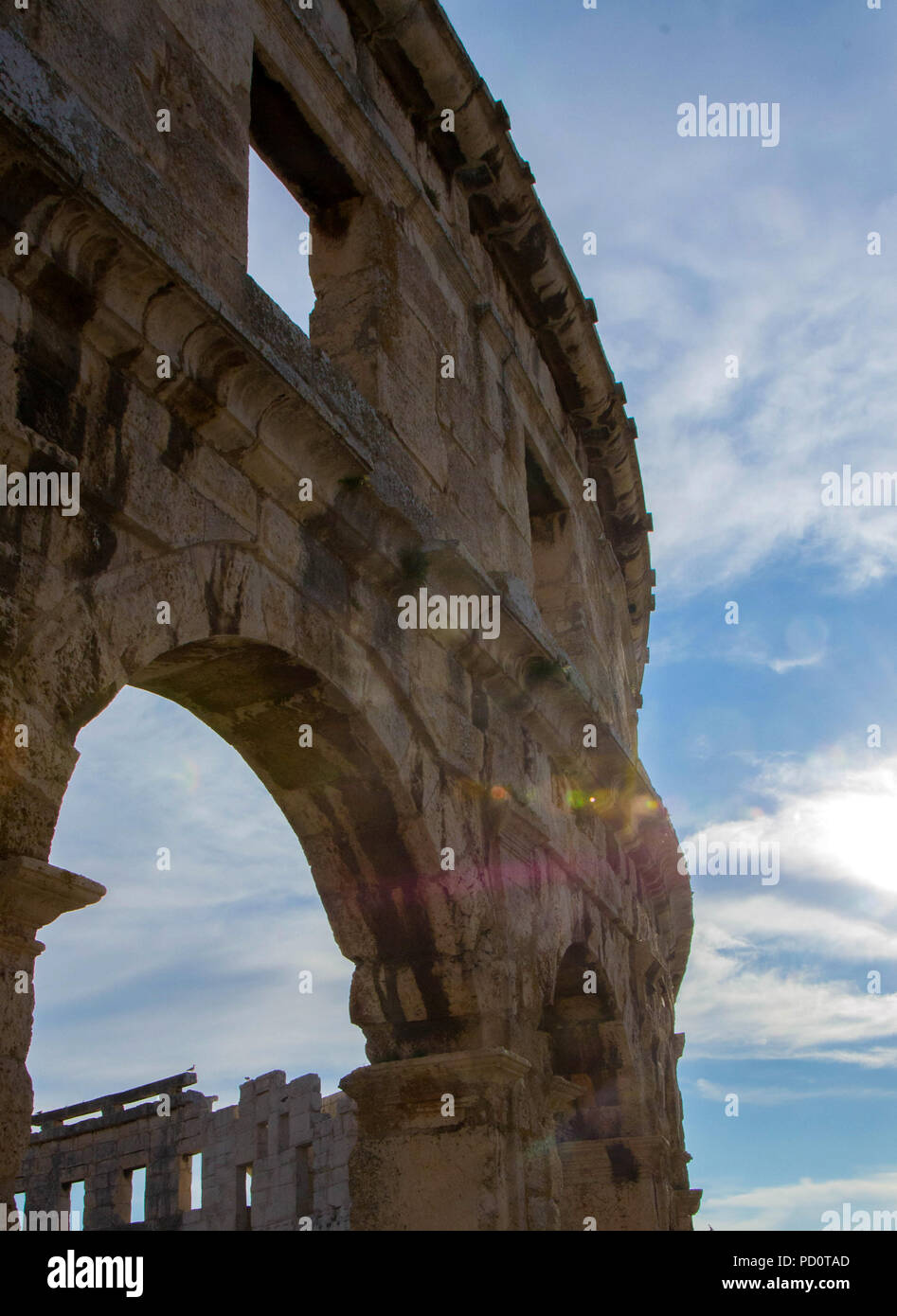 The Pula Arena is the name of the amphitheatre located in Pula, Croatia ...