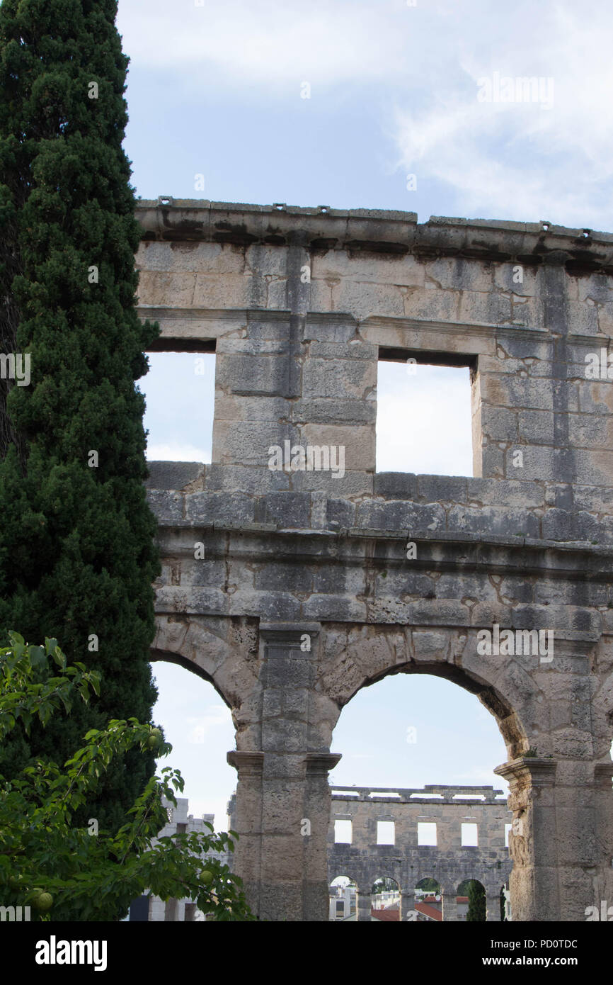 The Pula Arena is the name of the amphitheatre located in Pula, Croatia ...