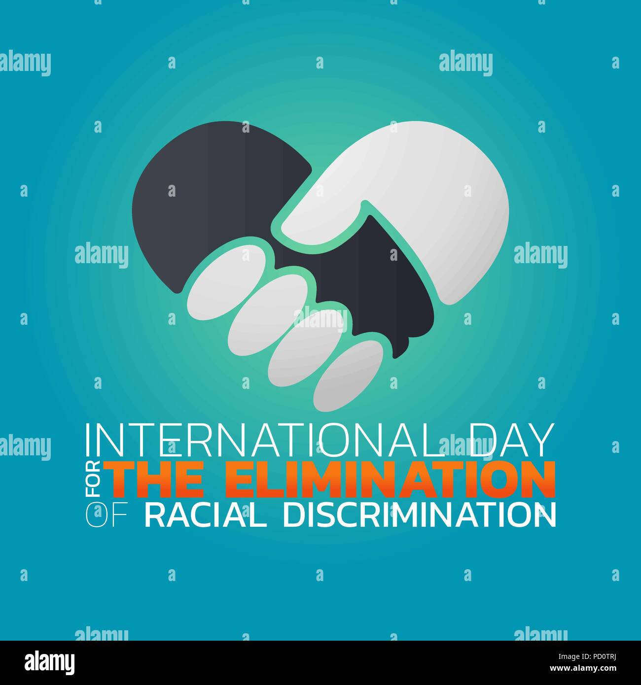 Elimination of racial discrimination day Stock Vector Images - Alamy