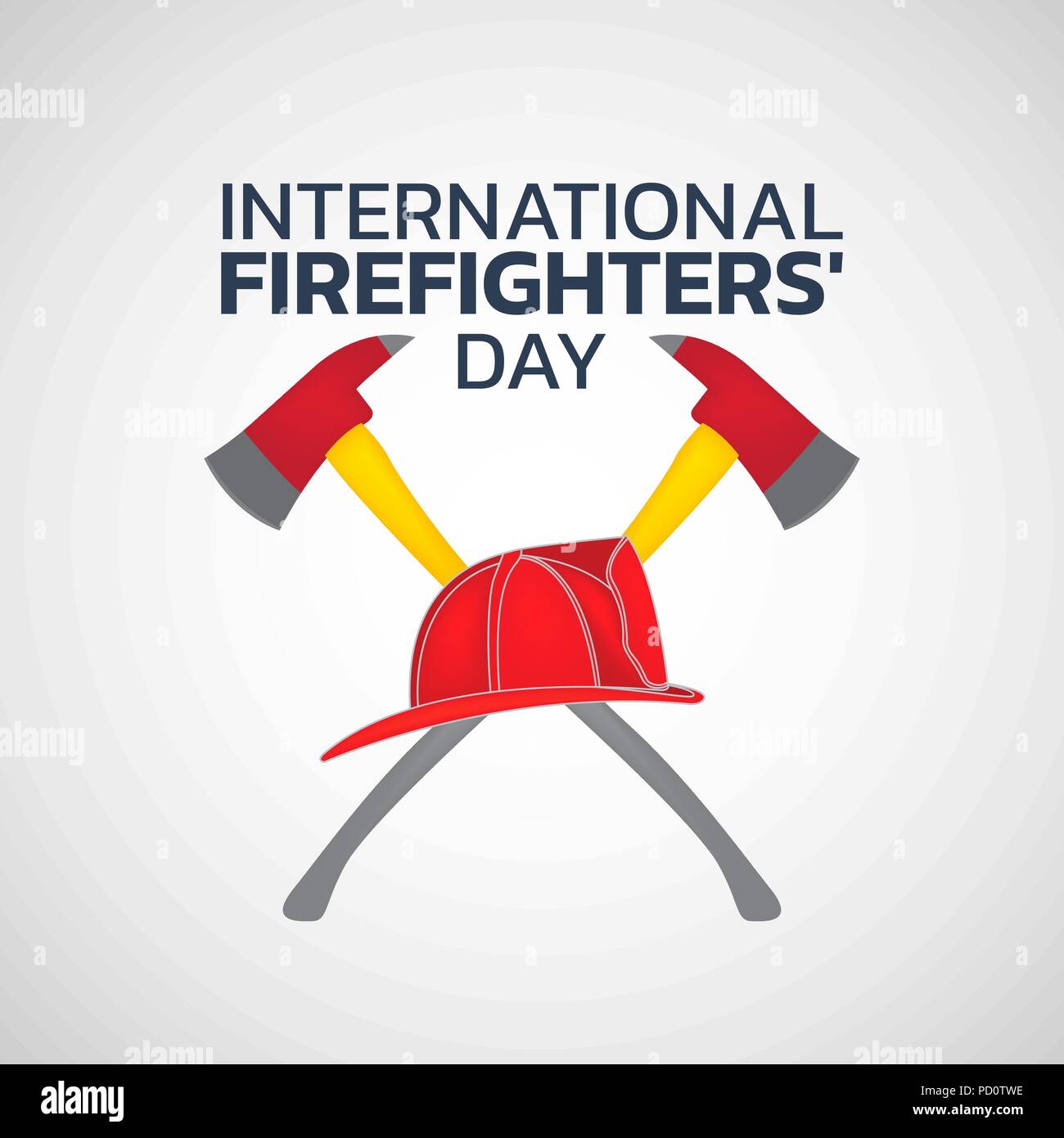 International Firefighters' Day logo icon design, vector illustration ...