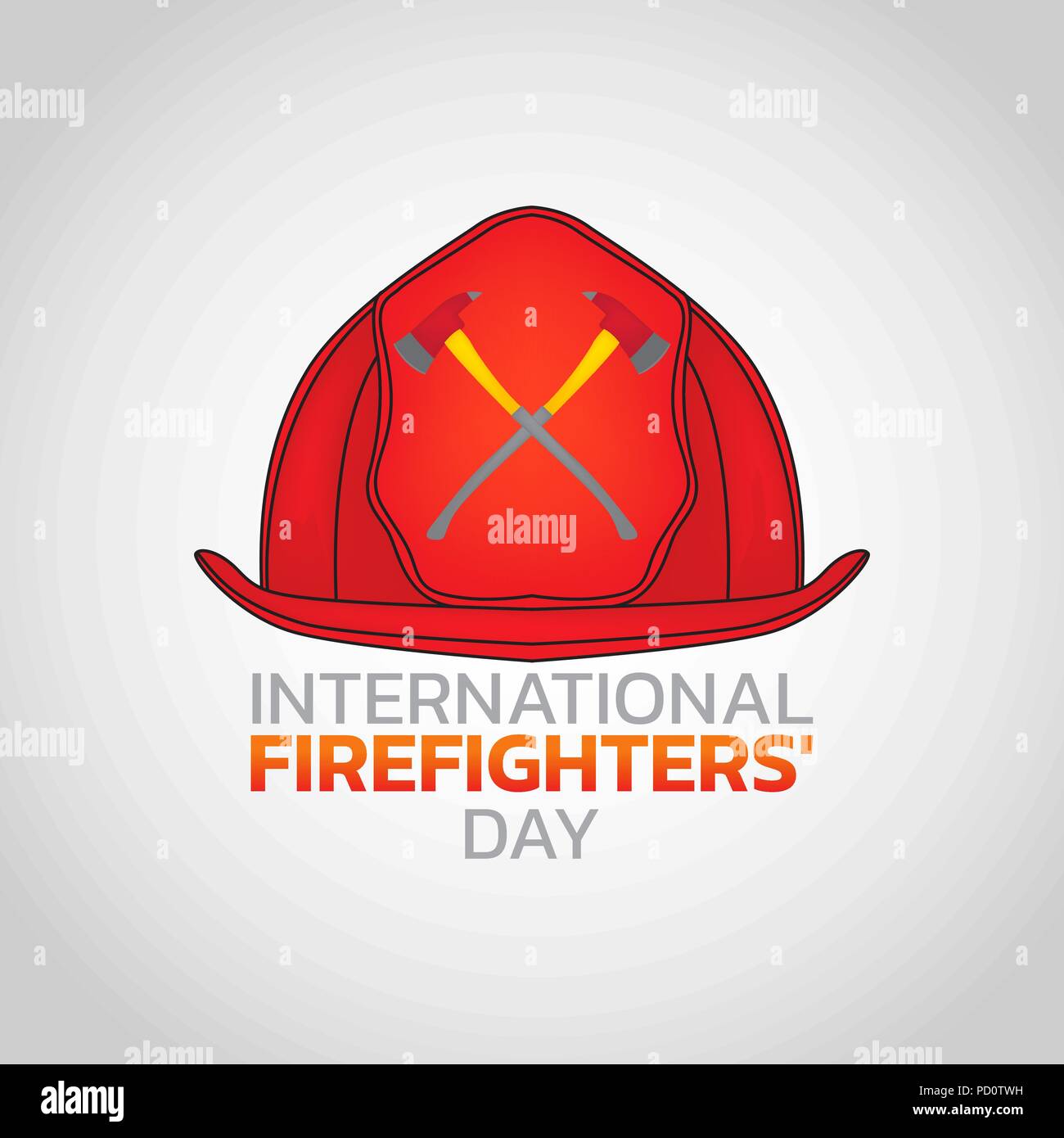 International Firefighters' Day logo icon design, vector illustration ...