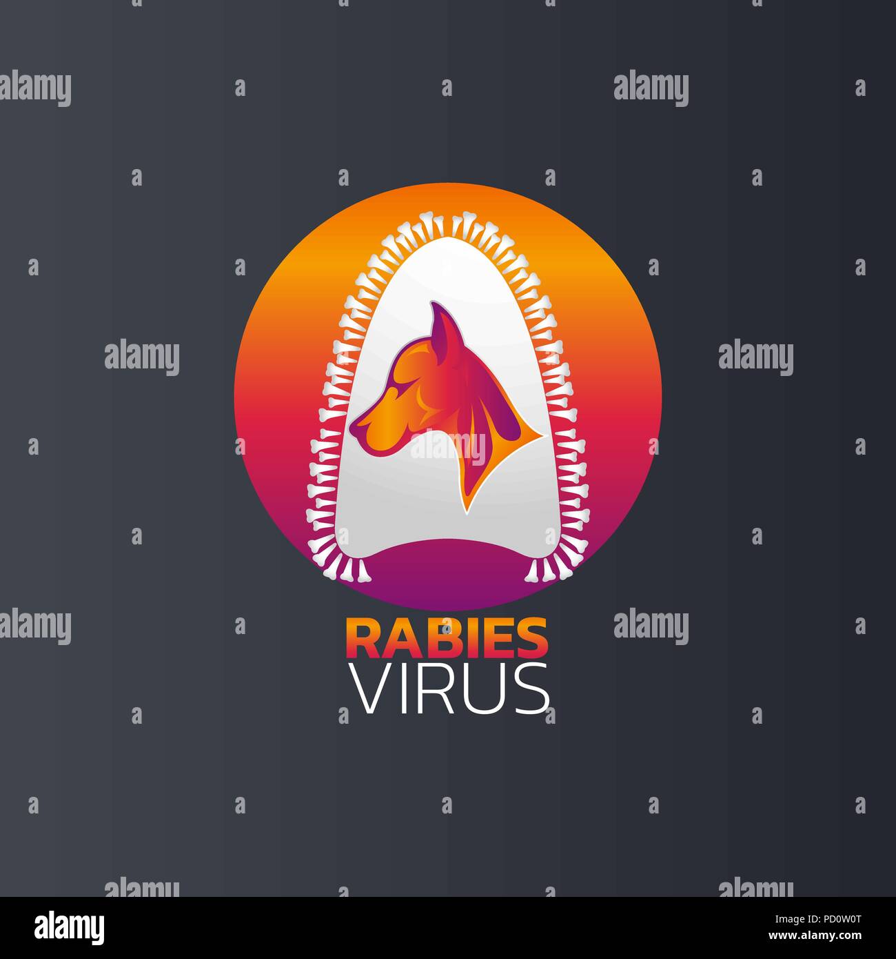 Rabies virus Stock Vector Images - Alamy
