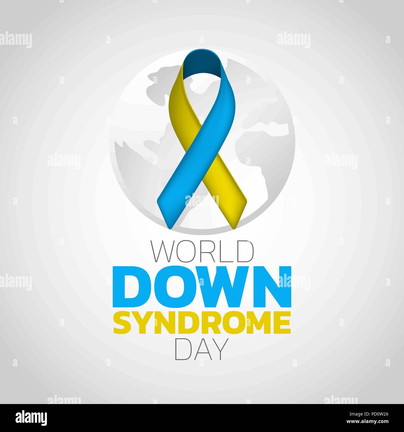 World Down Syndrome Day logo icon design, vector illustration Stock ...